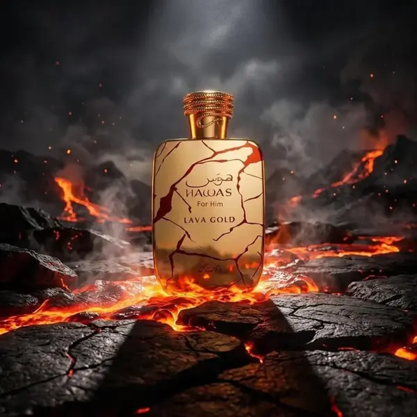 Hawas Lava Gold Rasasi | Amber Woody Scent | I Fragrance