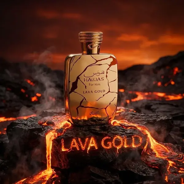 Hawas Lava Gold Rasasi | Amber Woody Scent | I Fragrance